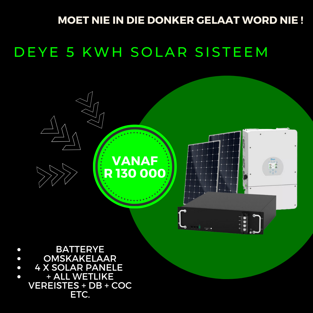 Elektrisien en Solar Vir U – Al jou solar en elektriese benodighede
